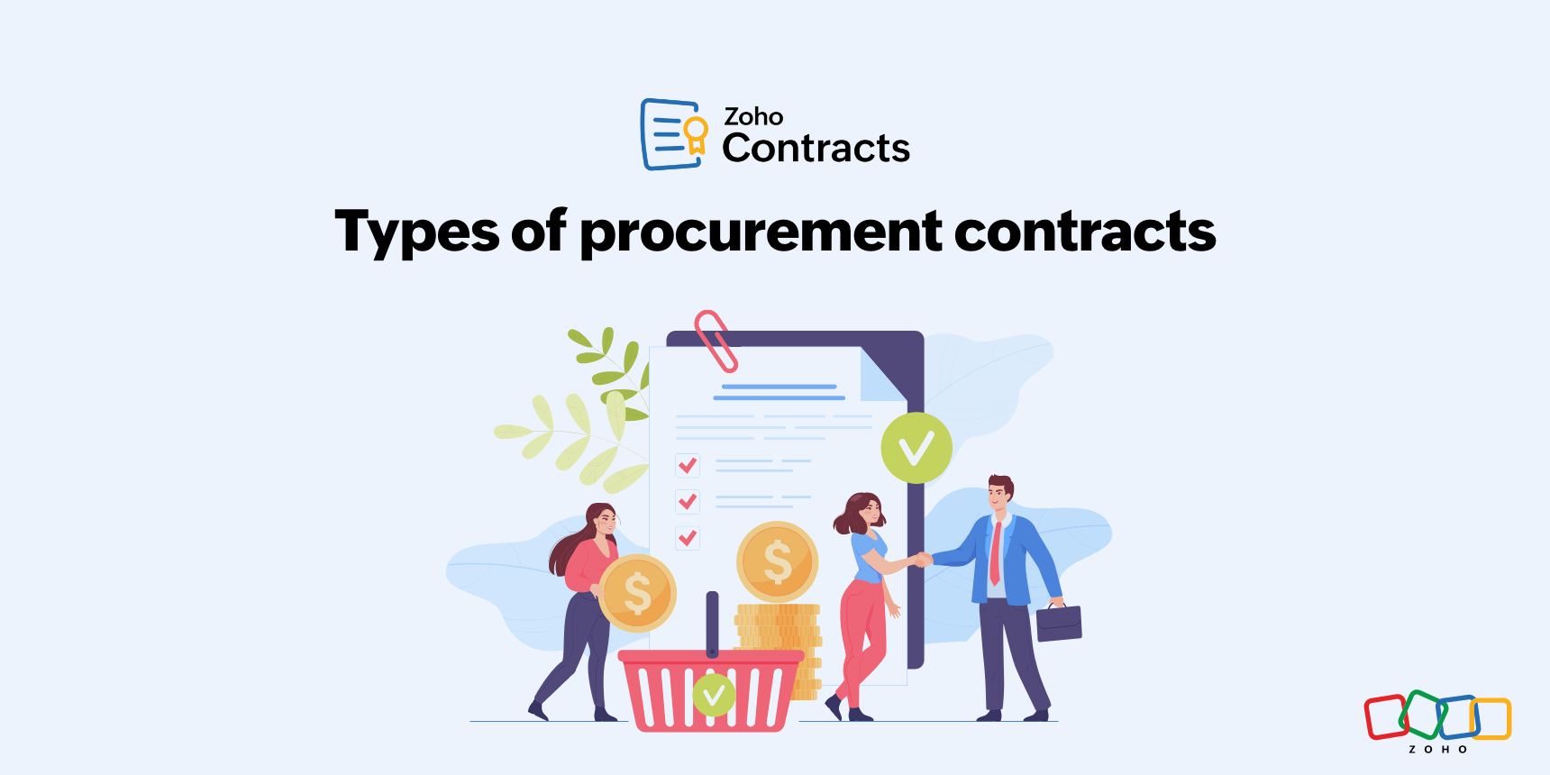 Types of contracts in procurement: The ultimate guide | Zoho
