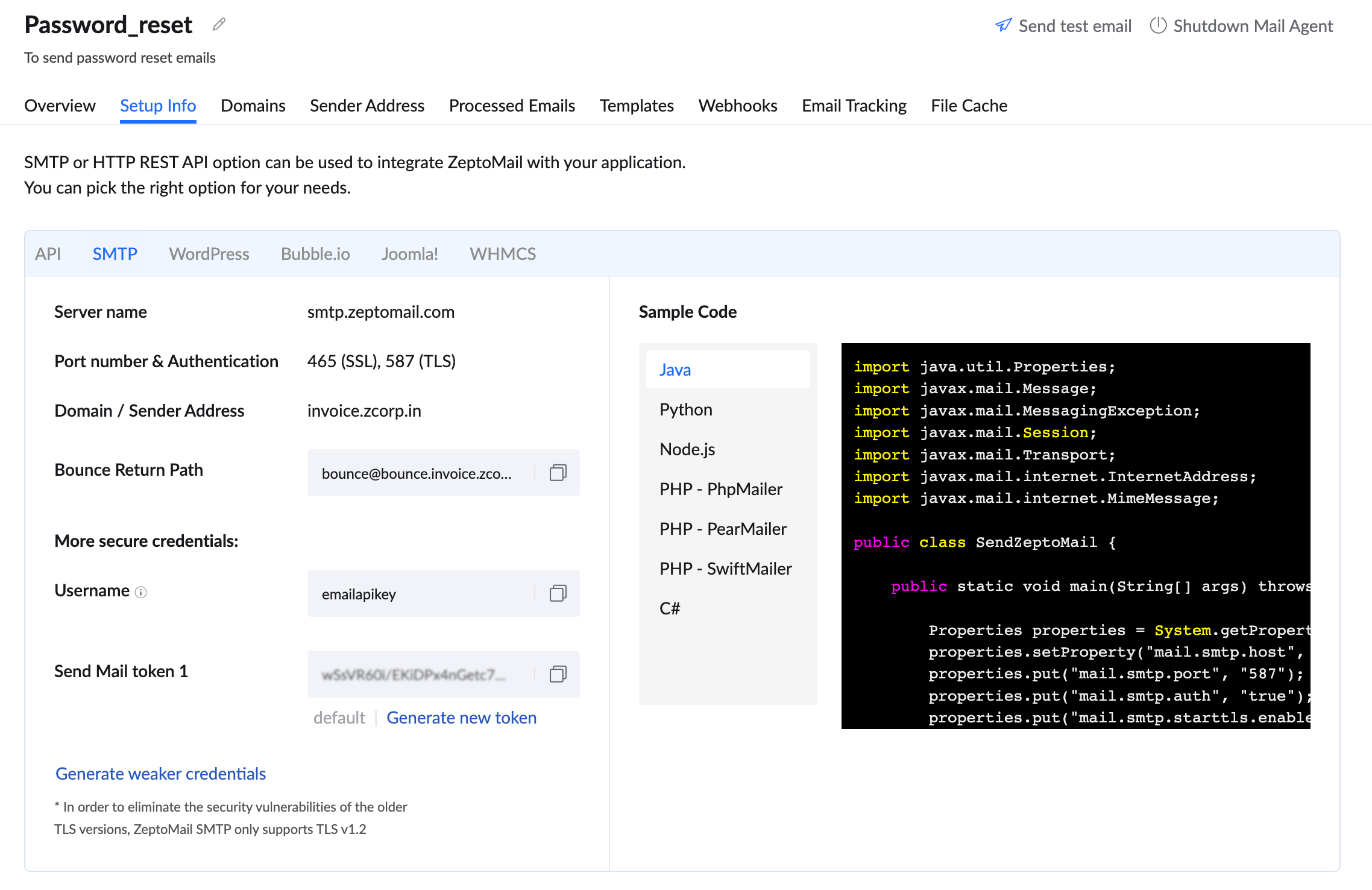 How to create a Mail Agent